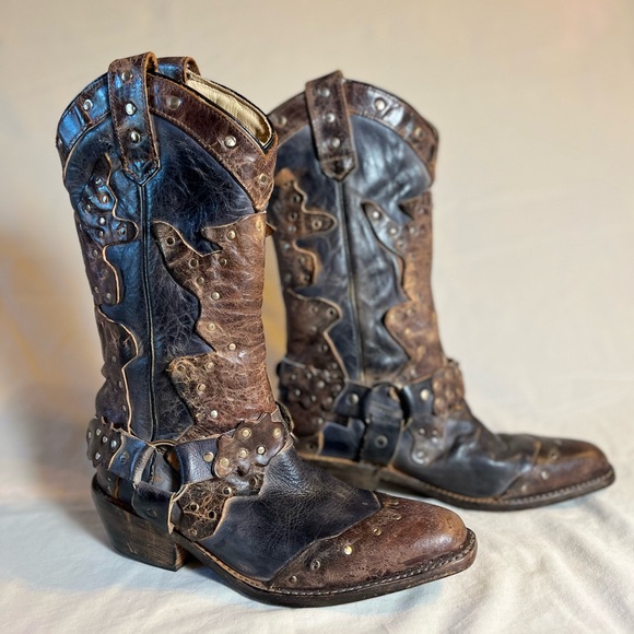 Bed Stu | Shoes | Bedstu Rubic Studded Distressed Leather Cobbler ...